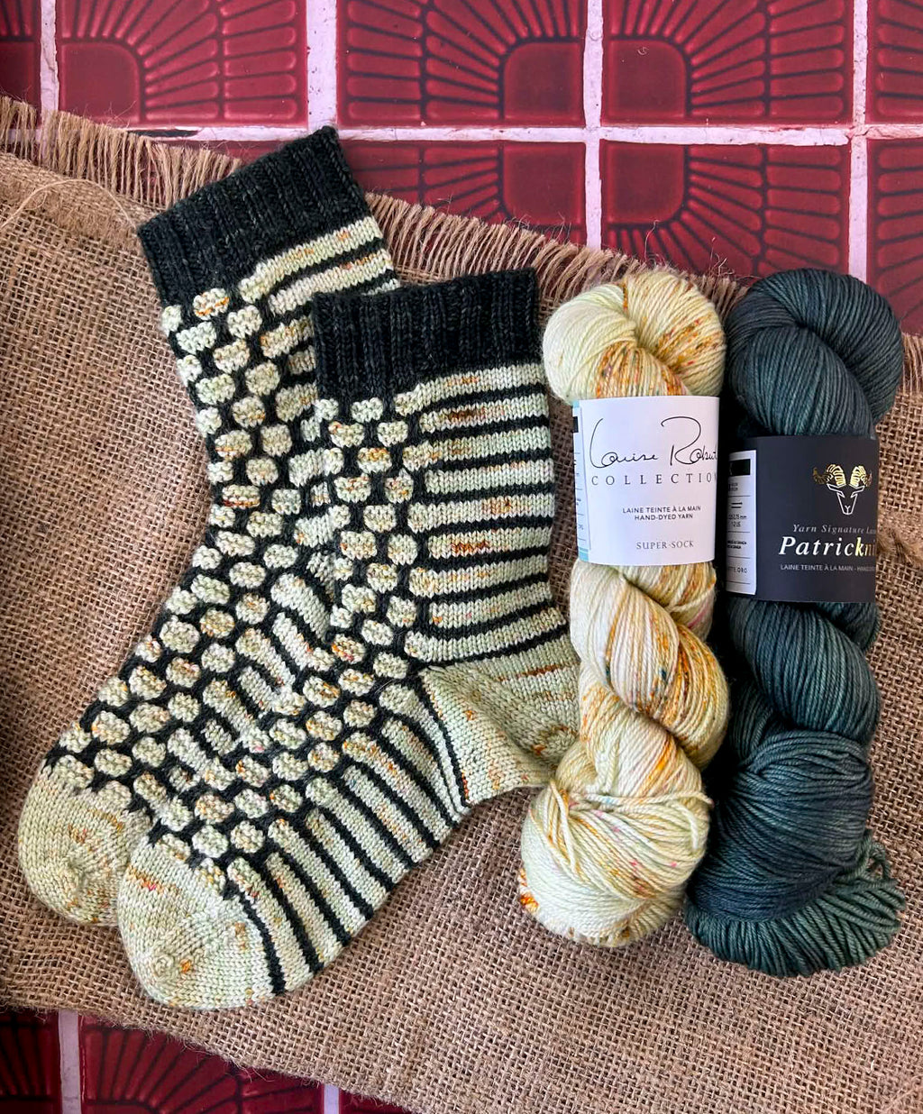 Topsail Bluff - knitting pattern and optional kit – Les Laines Biscotte ...