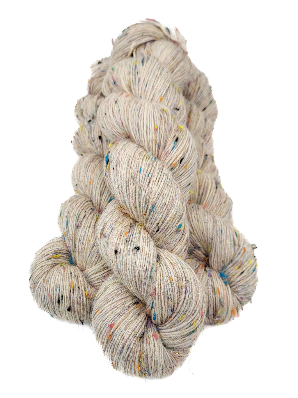 Sparkling hand-dyed yarn BLING NATURE – Les Laines Biscotte Yarns