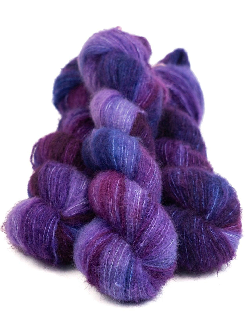 Brushed cashmere yarn hand-dyed DOLCE BRONTË – Les Laines Biscotte Yarns