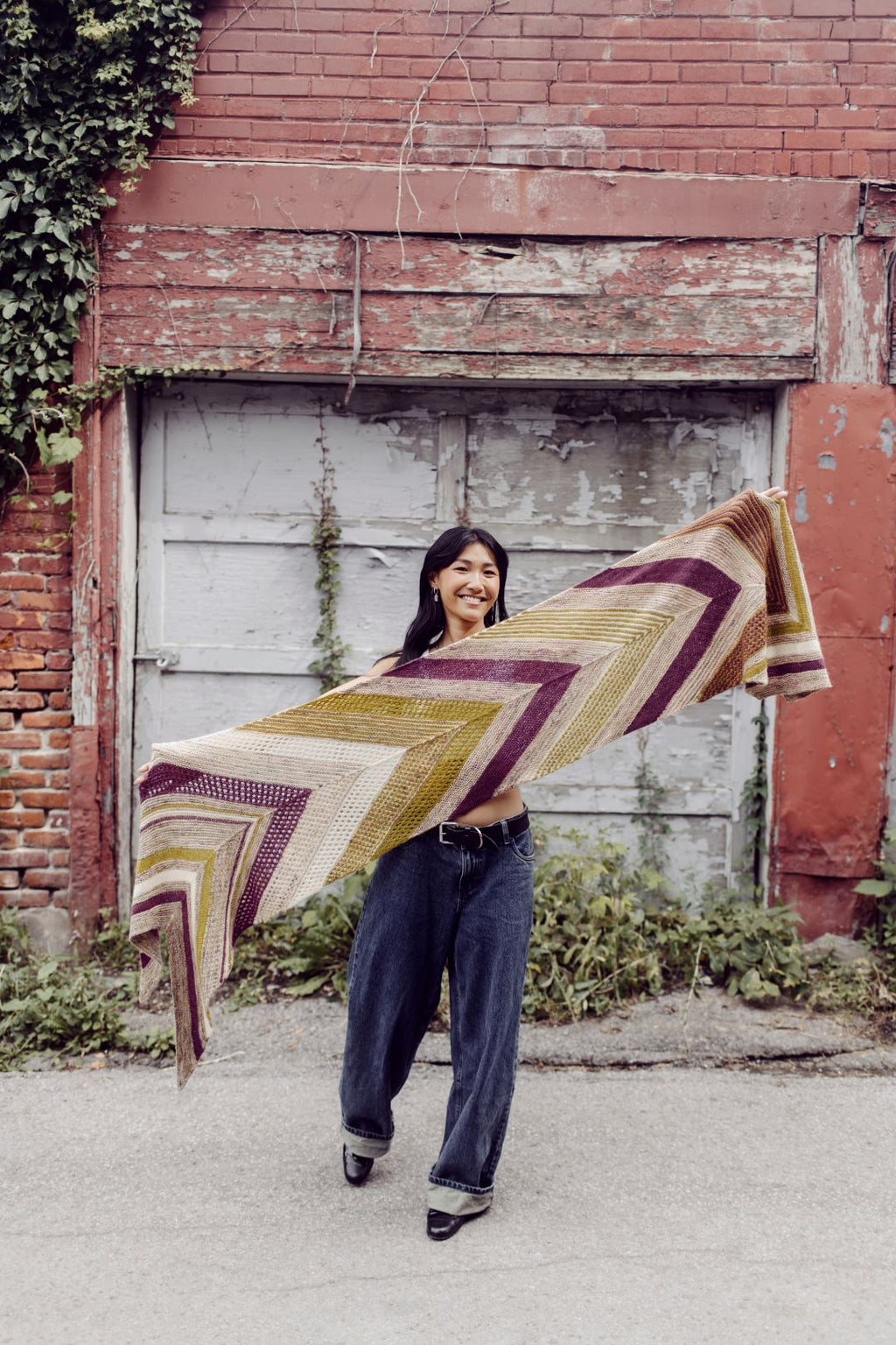Journey Wrap | patron de tricot et kits de tricot – Les Laines Biscotte ...