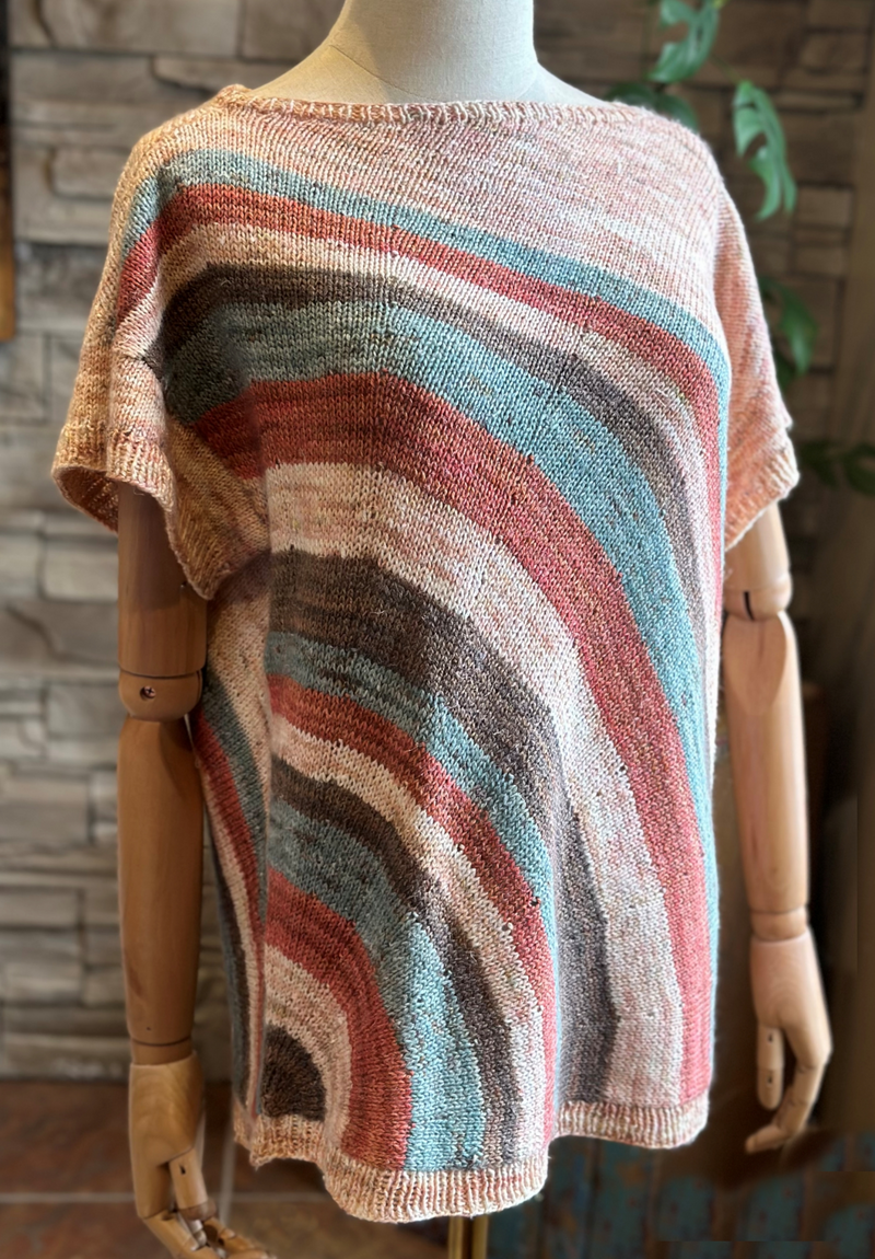 Free Spirit Pullover - Knitting pattern and knitting kits – Les Laines ...