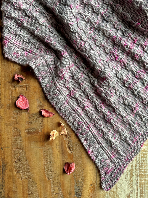 Harmony Waves shawl | Knitting pattern or knitting kits – Les Laines ...