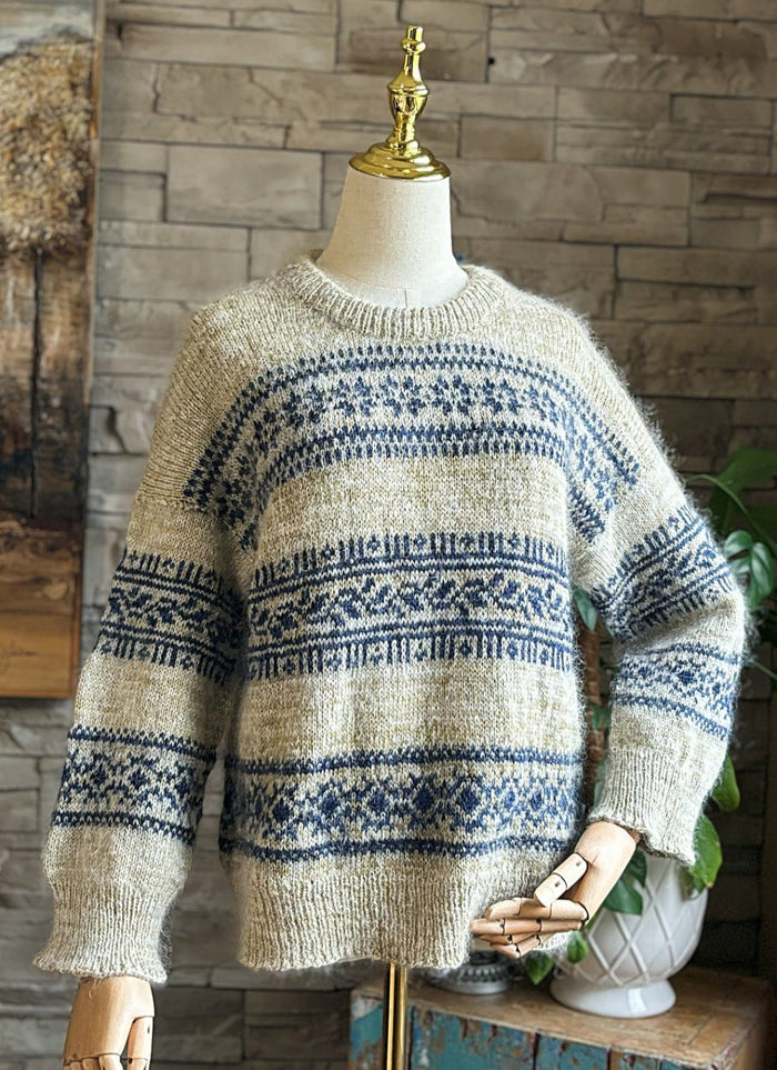 Porcelain Sweater | Kit de Laine – Les Laines Biscotte Yarns