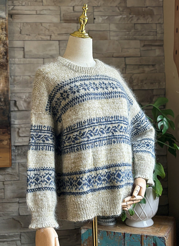 Porcelain Sweater | Kit de Laine – Les Laines Biscotte Yarns