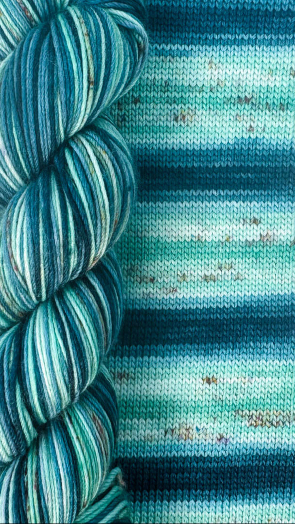 Laine teinte à la main BIS-SOCK JADE VINE – Les Laines Biscotte Yarns