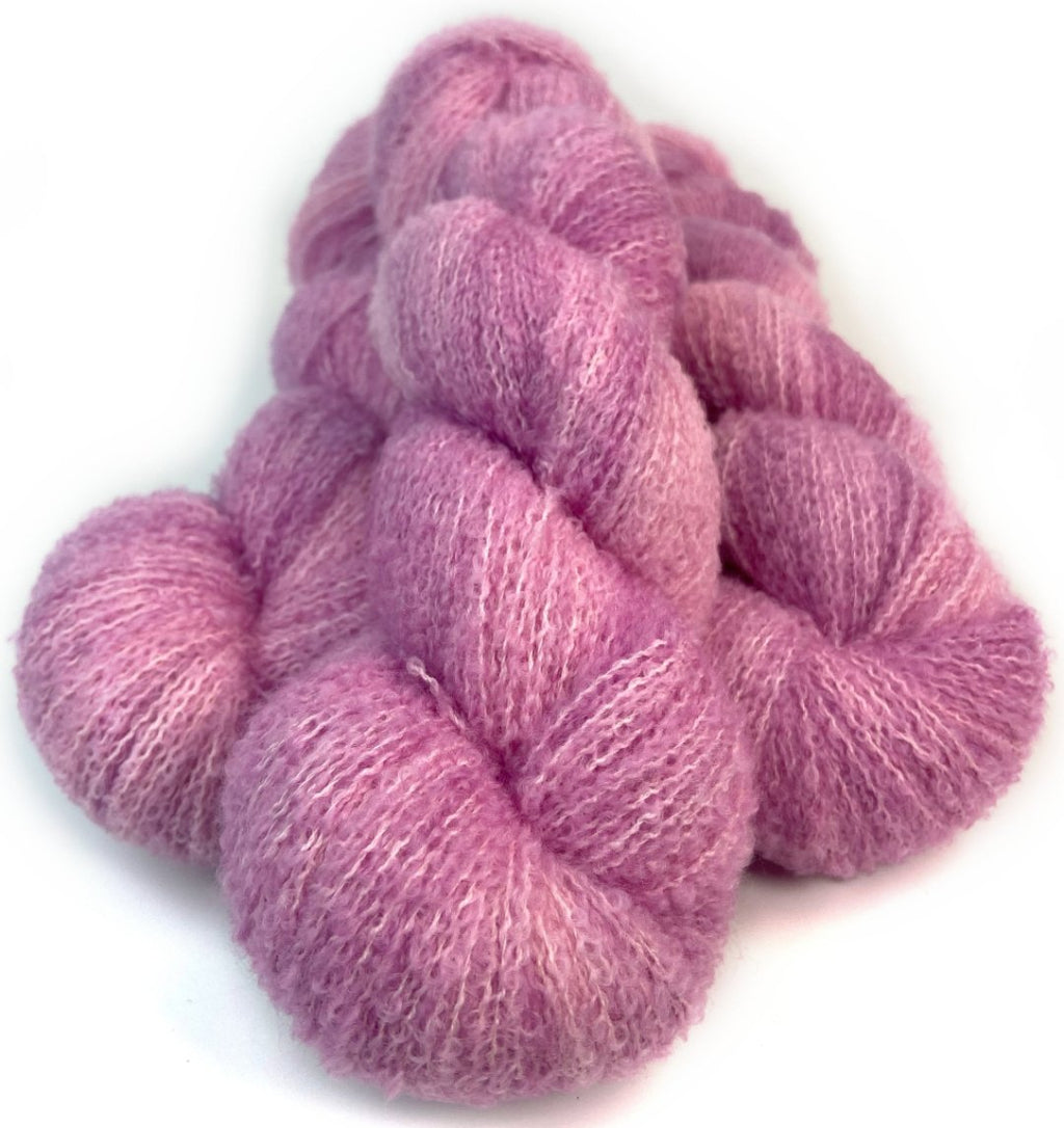 hand-dyed boucle yarn PETITE BOUCLEE MACKINTOSH ROSES – Les Laines ...