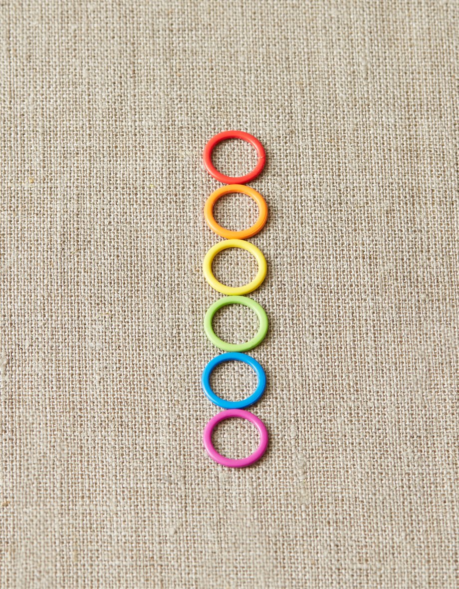 Colorful Ring Stitch Markers - Cocoknits – Les Laines Biscotte Yarns
