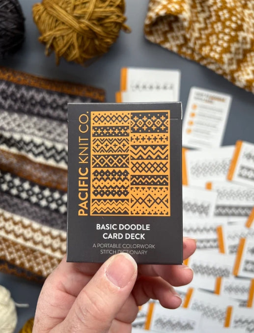 Doodle Card Deck for Knitters by Pacific Knit Co – Les Laines Biscotte ...
