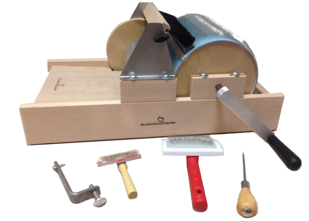 Brother Standard Drum Carder – 72 TPI – Les Laines Biscotte Yarns
