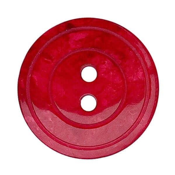 Bouton en polyester de forme ronde avec surface brillante, effet perlé ...