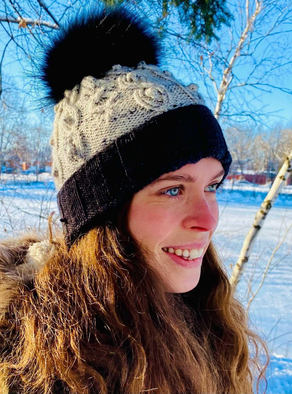 La Tuque Courage Patron de Tuque Gratuit ♥ – Les Laines Biscotte Yarns