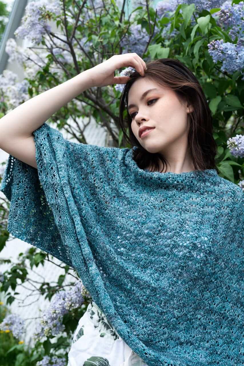 Mile End Poncho Knitting Pattern – Les Laines Biscotte Yarns